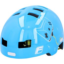 FISCHER BIKE Kinderfahrradhelm FISCHER FAHRRAD "BMX-Helm Game" Gr. S, blau, Helme, Kinder, S/M Kopfumfang: 54cm - 58cm