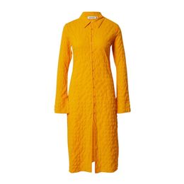 WEEKDAY Shirt Dress female Yellow size M