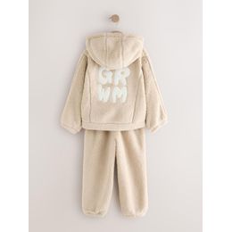 Next Schlafanzug M&auml;dchen Gr&ouml;&szlig;e 168 creme / elfenbein