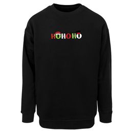 Merchcode Sweatshirt 'Christmas Ho Ho Ho' male Black size S