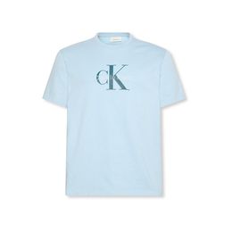 Calvin Klein Jeans T-Shirt 'Hero' Herren Gr&ouml;&szlig;e XL marine / hellblau
