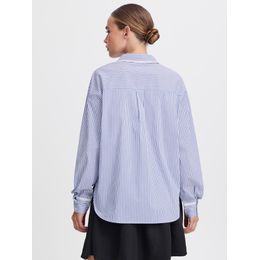 Ichi Bluse 'IX JENNA' Damen Gr&ouml;&szlig;e XL hellblau / offwhite
