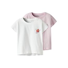 name it Shirt 'Varutti' girl Pink, White size 98