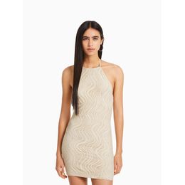 Bershka Kleid Damen Gr&ouml;&szlig;e 34 beige