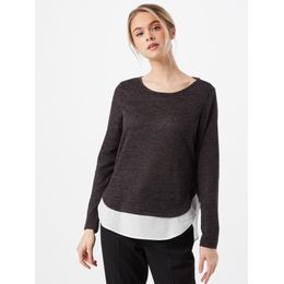 V&eacute;ro Moda Vero Moda Pullover 'BIRGIT' Damen Gr&ouml;&szlig;e XS dunkelgrau / wei&szlig;