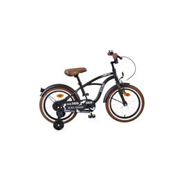 VOLARE Kinderfahrrad Blue Cruiser 16 Zoll, schwarz