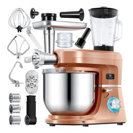 Kesser&reg; 3 in 1 Universal K&uuml;chenmaschine K-KM 3000 mit Fleischwolf Knetmaschine Multifuntionale R&uuml;hrmaschine 5,5L Sch&uuml;ssel mit 3 R&uuml;hrwerkzeuge 1,5L Entsafter Wurst Set Pasta & Pl&auml;tzchenformen