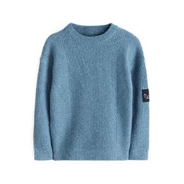 next Pullover Jungen Gr&ouml;&szlig;e 104 taubenblau / schwarz