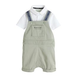 Baker By Ted Baker Set Jungen Gr&ouml;&szlig;e 68 hellgr&uuml;n / wei&szlig;