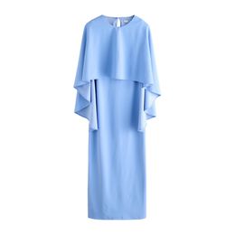next Kleid Damen Gr&ouml;&szlig;e 42 himmelblau Winterkleid