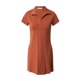 Hollister Kleid Damen Gr&ouml;&szlig;e 34 cognac Winterkleid