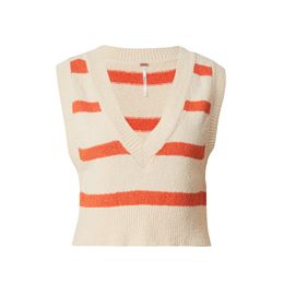 Free People Pullover 'SANTA MONICA' Damen Gr&ouml;&szlig;e M champagner / orange