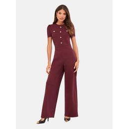 Lipsy Jumpsuit Damen Gr&ouml;&szlig;e XXL burgunder