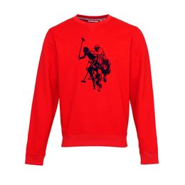 U.S. Polo Assn. Sweatshirt Herren Gr&ouml;&szlig;e XL rot / schwarz