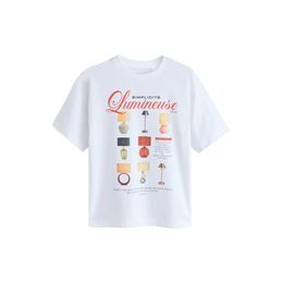 next T-Shirt Damen Gr&ouml;&szlig;e 6XL/7XL pastellgelb / dunkelgrau / pastellrot / wei&szlig;