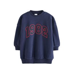 next Sweatshirt M&auml;dchen Gr&ouml;&szlig;e 110 dunkelblau / hellrot