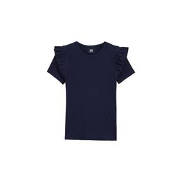 WE Fashion T-Shirt 'Meisjes' M&auml;dchen Gr&ouml;&szlig;e 122/128 navy