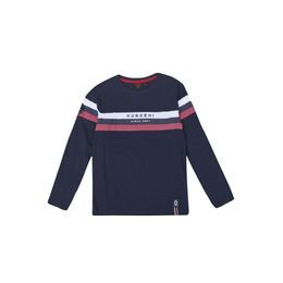 Koroshi Shirt M&auml;dchen Gr&ouml;&szlig;e 116 navy / burgunder / offwhite