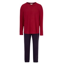 Dagi Pyjama Herren Gr&ouml;&szlig;e L navy / rot