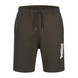 Lonsdale Hose 'Fringford' Herren Gr&ouml;&szlig;e 33 khaki / wei&szlig;