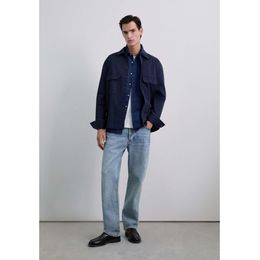 Scalpers Hemd 'Foster' Herren Gr&ouml;&szlig;e M/L blue denim