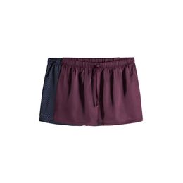 The Set Shorts Damen Gr&ouml;&szlig;e XXXL navy / brombeer / wei&szlig; Winterkleid
