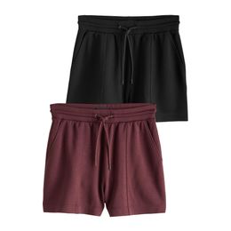 next Shorts Damen Gr&ouml;&szlig;e 36 beere / schwarz