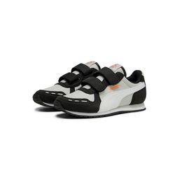 Puma Sneaker 'Cabana Racer' Jungen Gr&ouml;&szlig;e 28 rauchgrau / mandarine / schwarz / wei&szlig;