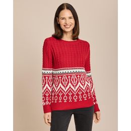 Helena Vera Pullover mit Zopf Details