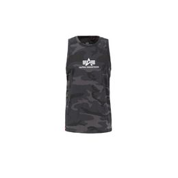 Alpha Industries Top Herren Gr&ouml;&szlig;e XS stone / dunkelgrau / schwarz / wei&szlig;