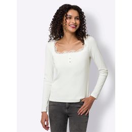 Heine Shirt Damen Gr&ouml;&szlig;e M ecru