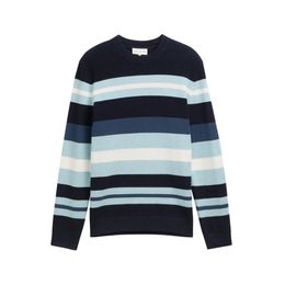 Tom Tailor Pullover Herren Gr&ouml;&szlig;e S marine / hellblau / dunkelblau / wei&szlig;