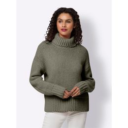 Heine Pullover Damen Gr&ouml;&szlig;e M/L khaki