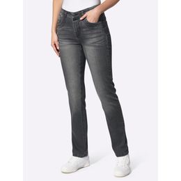 Heine Jeans Damen Gr&ouml;&szlig;e 32/34 grau / grey denim