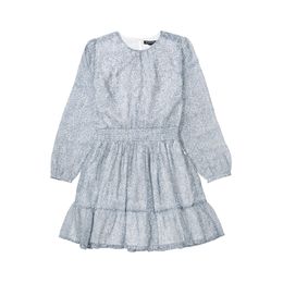 STACCATO Kleid M&auml;dchen Gr&ouml;&szlig;e 140 taubenblau / wei&szlig;