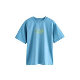 next T-Shirt Jungen Gr&ouml;&szlig;e 98 azur / neongr&uuml;n