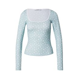 ABOUT YOU Shirt 'Wanda' Damen Gr&ouml;&szlig;e L mint / wei&szlig;