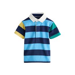 next Poloshirt Jungen Gr&ouml;&szlig;e 68 azur / cyanblau / dunkelblau / gelb