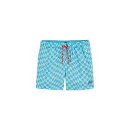 WE Fashion Badeshorts Jungen Gr&ouml;&szlig;e 122/128 blau / pastellblau