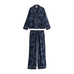 B By Ted Baker Pyjama Damen Gr&ouml;&szlig;e 4XL navy / dunkelblau / rosa Winterkleid
