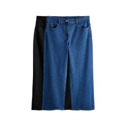 The Set Jeans Damen Gr&ouml;&szlig;e 25/26 blue denim / black denim