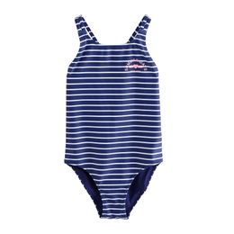next Badeanzug M&auml;dchen Gr&ouml;&szlig;e 146 navy / ros&eacute; / wei&szlig;