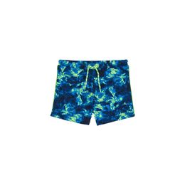 WE Fashion Badehose Jungen Gr&ouml;&szlig;e 146/152 marine / navy / neongr&uuml;n