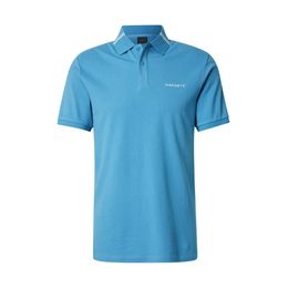 Hackett London Poloshirt Herren Gr&ouml;&szlig;e L azur / wei&szlig;