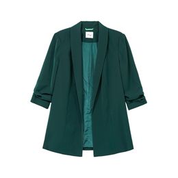 sheego Blazer Damen Gr&ouml;&szlig;e 50 dunkelgr&uuml;n
