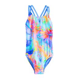 next Badeanzug M&auml;dchen Gr&ouml;&szlig;e 98 azur / gelb / orange / pink