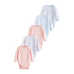 Next Bodysuit M&auml;dchen Gr&ouml;&szlig;e 44 pastellblau / orange / pfirsich / pink / rosa