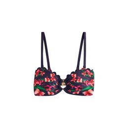 B By Ted Baker Bikinitop Damen Gr&ouml;&szlig;e 90 navy / gr&uuml;n / lila / rot