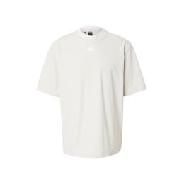 adidas Performance Funktionsshirt 'Beyond Mock' Herren Gr&ouml;&szlig;e S creme / wei&szlig;
