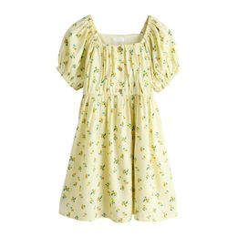 next Kleid M&auml;dchen Gr&ouml;&szlig;e 152 gelb / dunkelgelb / petrol